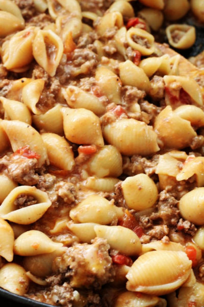 Easy Cheeseburger Pasta - My Recipe Treasures