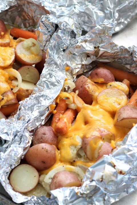 Ranch Chicken Bacon Foil Packets - My Recipe Treasures