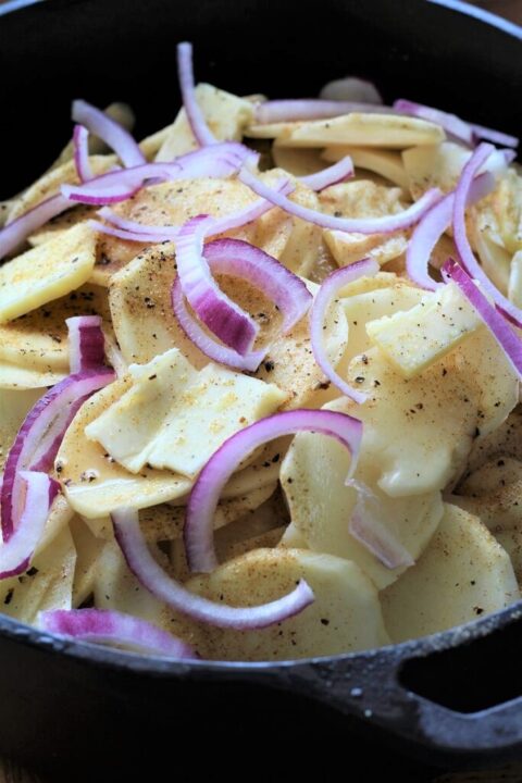 Easy Dutch Oven Potatoes - My Recipe Treasures