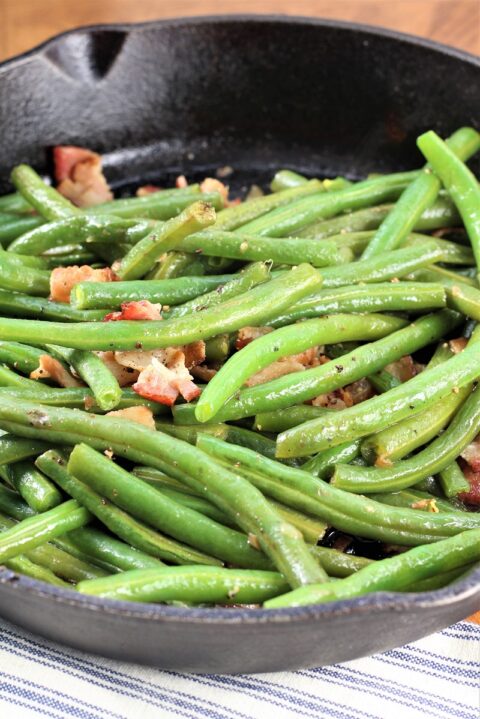 Green Beans with Bacon - My Recipe Treasures