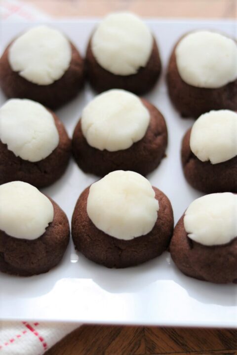 Creamy Mint Morsel Cookies - My Recipe Treasures