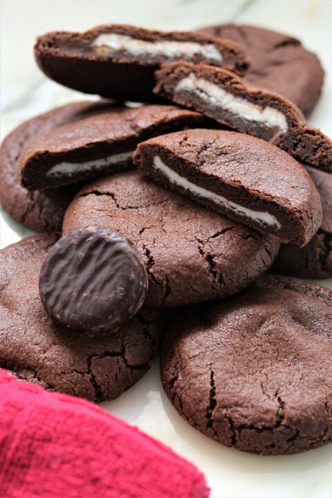 Chocolate Peppermint Patty Cookies - My Recipe Treasures