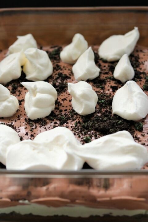 Chocolate Mint Oreo Lush - My Recipe Treasures