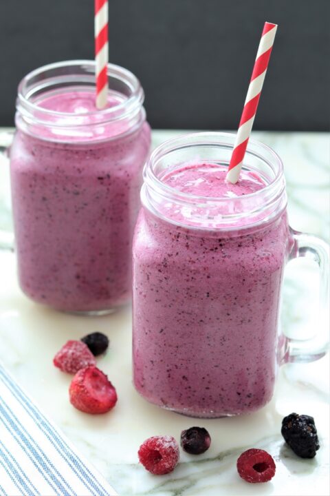 Four Berry Smoothie - My Recipe Treasures